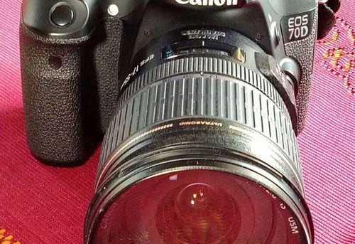 Камера Canon eos70d.+ объектив Canon 17 -55 2.8
