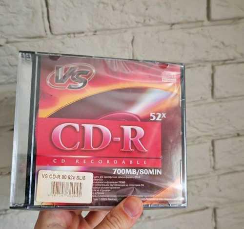 Новый VS CD-R диск, 700MB/80MIN