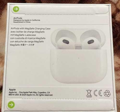 Беспроводные наушники apple airpods 3