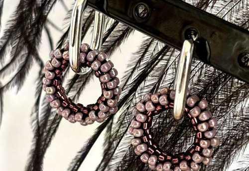 Серьги из бисера