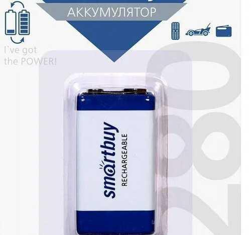 Аккумулятор NiMh Smartbuy 9V /1BL 280 mAh