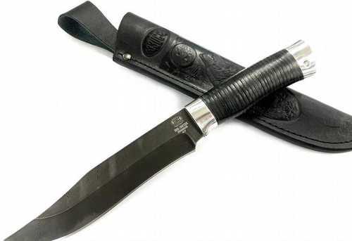 Нож Спасатель Н7, черный дамаск (9хс-70С2ха), дюра