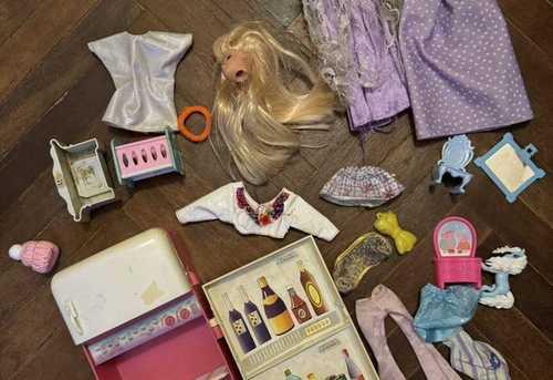 Кукла Барби мебель ретро одежда