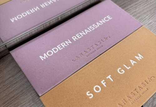 Тени ABH Modern Renaissance и Soft Glam