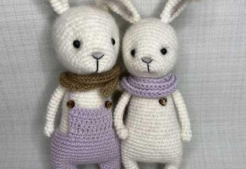 Заяц - пара зайцев игрушка ручной работы