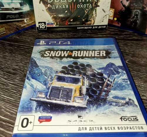 Игра PS4 Snow Runner