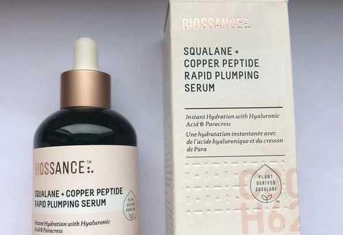 Biossance Squalane Copper Peptide Rapid сыворотка