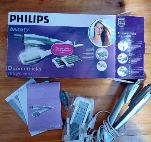 Утюжок для волос philips beauty Duometricks Straig