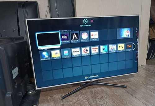 Белый телевизор Samsung 40 дюймов SMART TV Wi-Fi