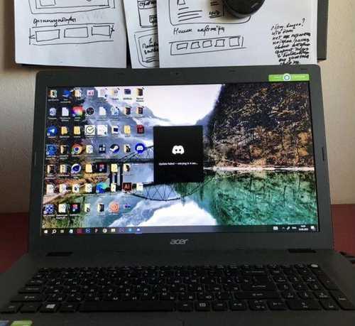 17.3" Ноутбук Acer Aspire E5-772G-57DL черный