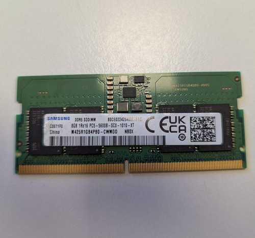 Память Samsung DDR5 8GB 4800/5600 MHz