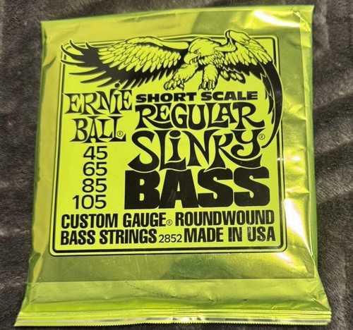 Баствые струны Ernie ball