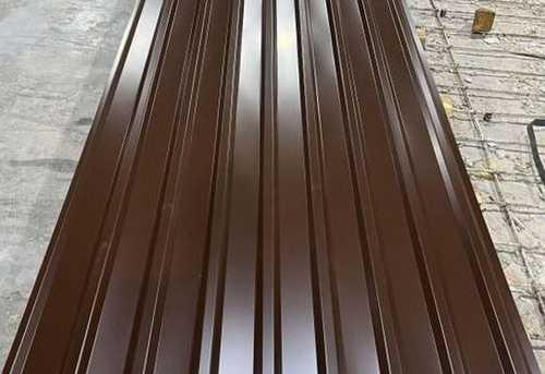 Профлист С20 шоколад (3.5м.) пл7458
