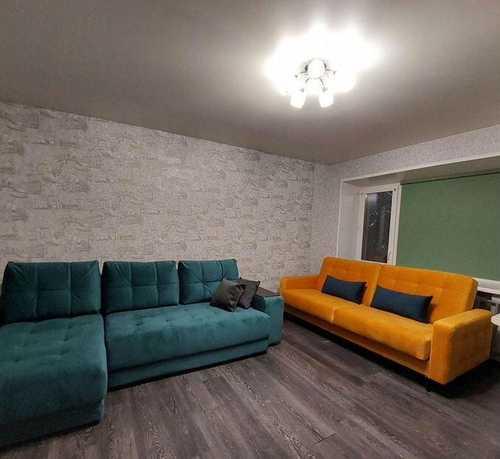 Угловой диван boss 2.0 XL monolit зелёный велюр
