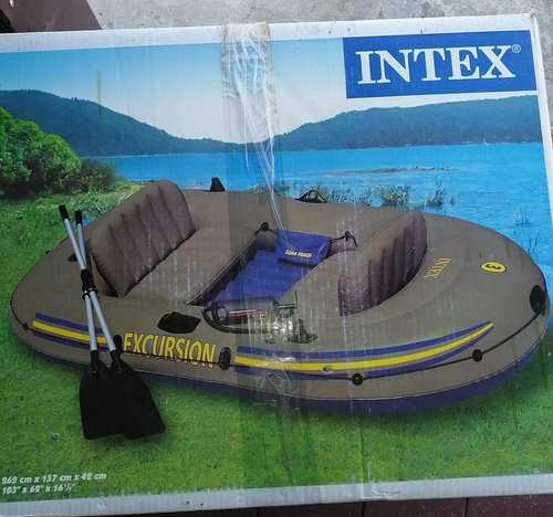 Надувная лодка Intex Excursion-3 Set (68319)