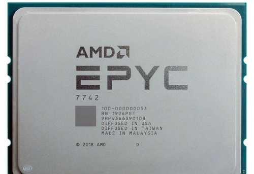 Процессор AMD epyc 7742 2.25Ghz - 3.4Ghz