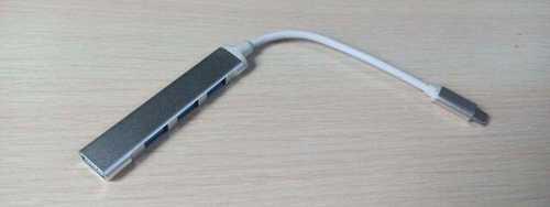 USB hub для смартфона Type-c 4 порта