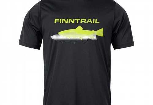 62456 Футболка Finntrail Shadow fish 6706 черный