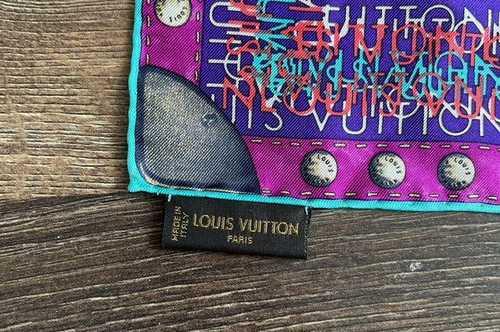 Шелковый платок louis vuitton оригинал