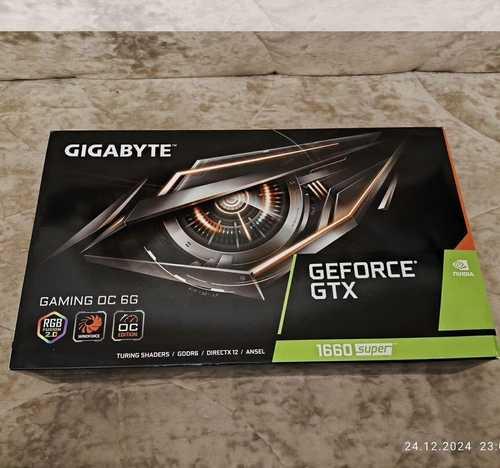 Видеокарта Gigabyte GTX 1660 Super Gaming OC - 6Gb