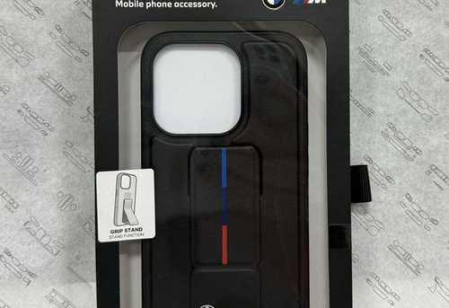 Чехол BMW для iPhone 15 Pro/Pro Max GripStand M-Co
