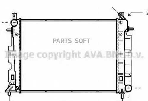 AVA SB2026 Радиатор охлаждения Saab 9-3 900