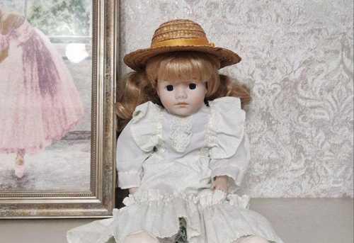 Кукла фарфоровая немецкая 40см