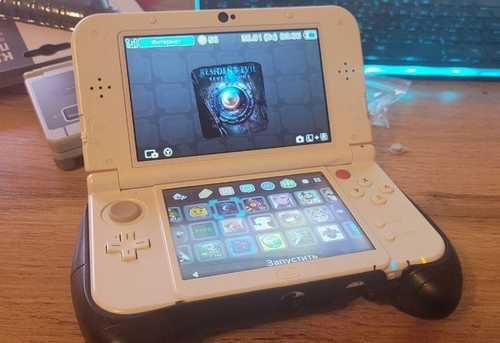 New Nintendo 3DS XL японская 64Gb прошитая белая