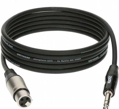 Микрофонный кабель Klotz GRG1FP01.5 greyhound