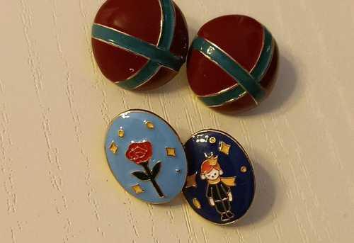Серьги гвоздики