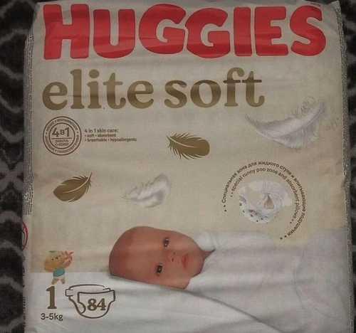 Подгузники хаггис elite soft 1