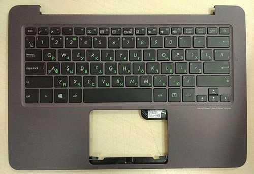 Клавиатура для ноутбука Asus UX305UA черная, верхн