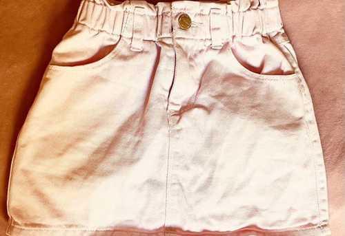 Стильная джинсовая юбка для девочки 128