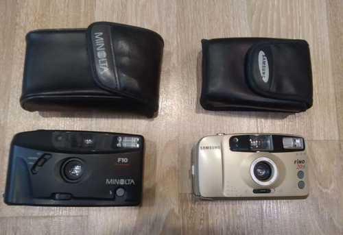 Плёночные фотоаппараты samsung и minolta