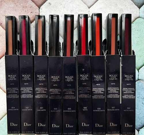 Жидкая матовая помада для губ rouge dior liquid