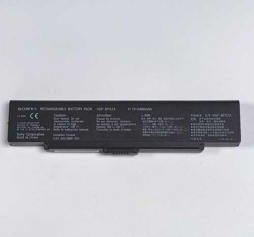 Аккумулятор ноутбука sony VGB-BPS2A 11.1V/4400mAh