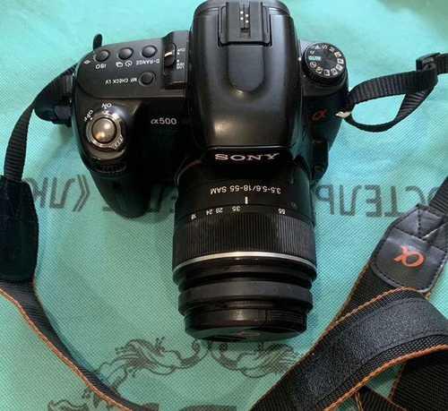 Фотоаппарат Sony dslr-a500 kit 18-55mm