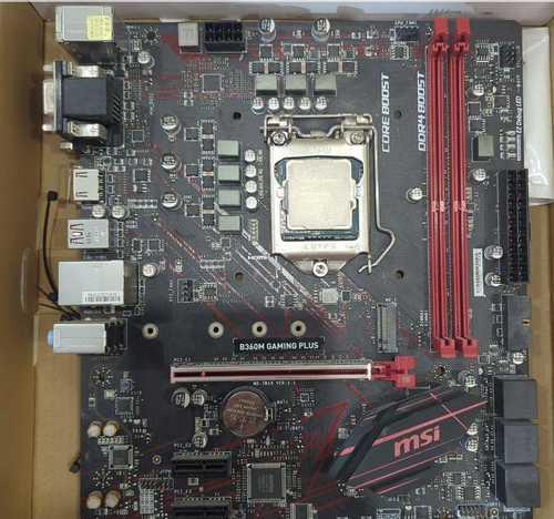 Материнская плата msi b360m gaming plus