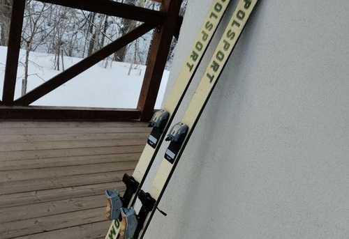 Горные лыжи Polsport 178 см, крепления М 35