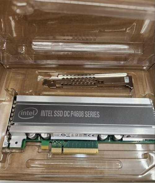 Новый SSD pcie Intel P4608 6.4Tb Gen3 x8