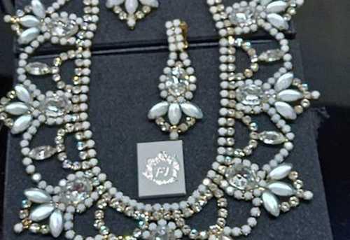Комплект ожерелье и клипсы Fashione Treasure