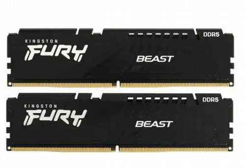 Kingston fury Beast Black KF556C40BBK2-32 гб ddr5