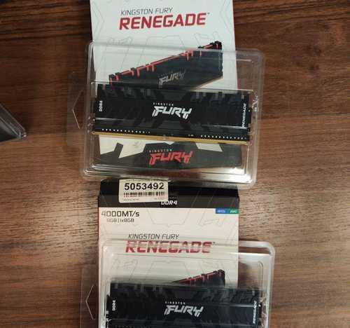 Kingston fury Renegade RGB 16gb(8x2) 4000мгц