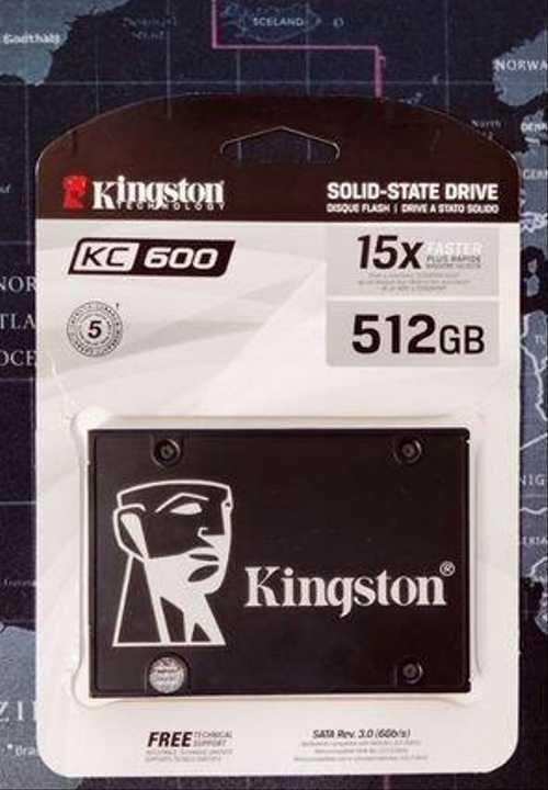 SSD Kingston KC600/512гб