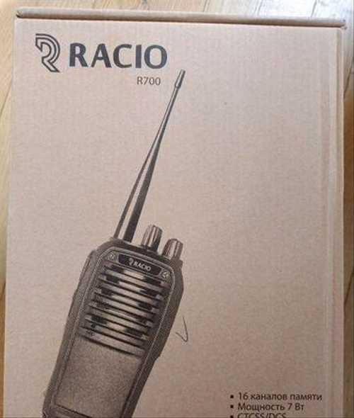 Рации и радиостанции Racio r700