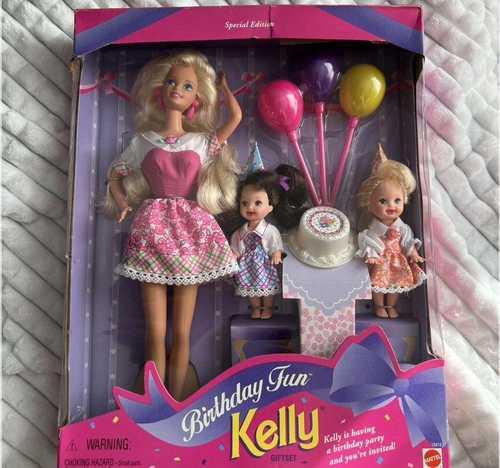 Кукла барби barbie 90 х birthday fun kelly