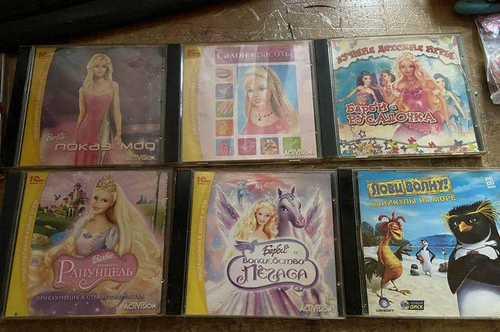 Компьютерные игры cd dvd barbie