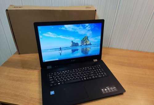 Новый ноутбук Acer intel/17.3/ DDR4/nwme/HD+/Slim