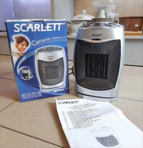 Керамический тепловентилятор scarlett sc-1051