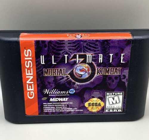 Картридж Sega Ultimate Mortal Kombat 3